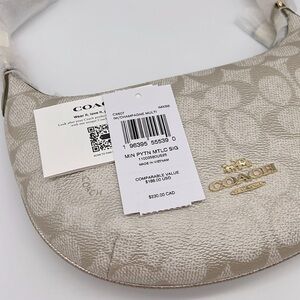 Coach | Bags | Coach Mini Payton Bag In Signature Canvas Champagne ...